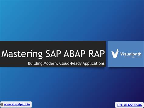 Ppt Sap Abap Rap Online Training Sap Abap Training Powerpoint