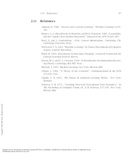 pdf an introduction to computational learn ing theory