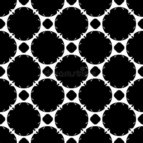 Seamless Pattern Rounded Geometric Lattice Design For Decoration Textile Cover Fabric Stock