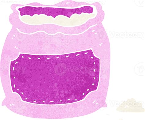 Cartoon Pink Bag Of Flour 40702330 Png