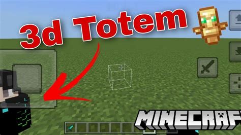 How To Make Custom 3D Totem Of Undying In Minecraft PE 3D Custom