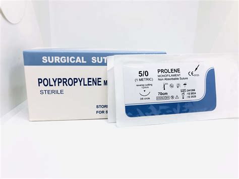 Prolene Suture 5 0 Pack Of 12pcs Alpha Surgicals