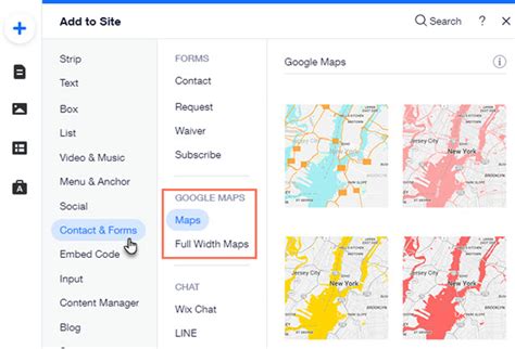 Wix Editor Adding And Setting Up Google Maps Help Center Wix Com