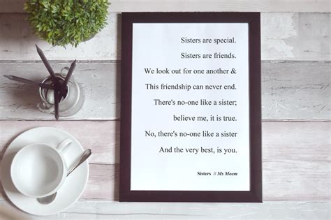 Sisters Poem Ms Moem Poems Life Etc