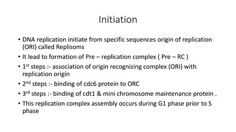 Dna Replication In Eukaryotes Pptx