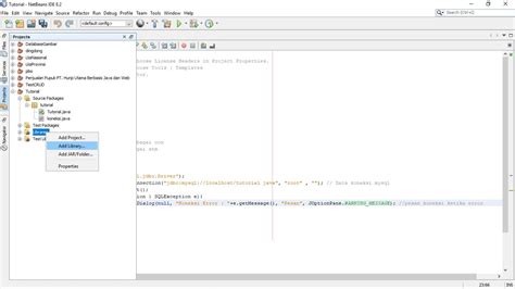 java membuat koneksi database mysql bosan