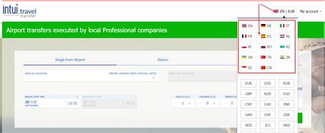 How Can I Get A Transfer Voucher In The Desired Language