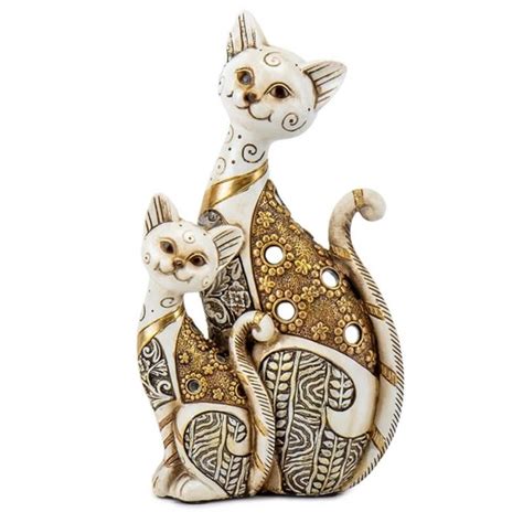 Статуетка кішка з кошенятком — ціна 1350 грн у каталозі Статуетки Купити товари для дому та