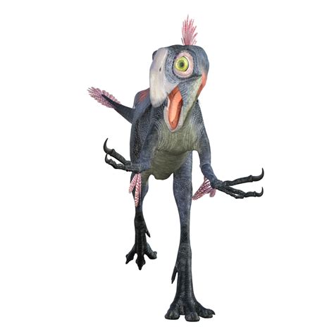 Gigantoraptor Dinosaur Isolated 3d Render 18971917 Png