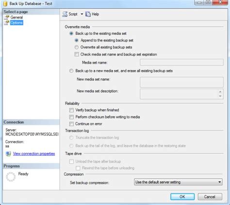 Database Backup With Compression In Sql Server