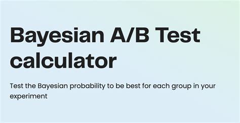 Statsig On Linkedin Bayesian Ab Test Calculator Statsig