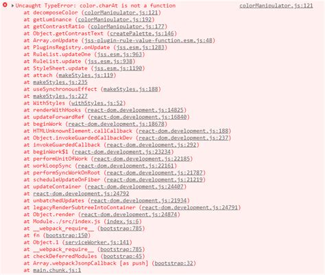 Typeerror Colorcharat Is Not A Function · Issue 16341 · Muimaterial Ui · Github