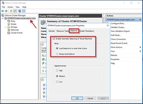 vm load balancing in windows server 2016 ms server pro
