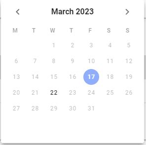 Vue Js Set Vuetify Datepicker Allowed Dates Range After Mount Stack Overflow