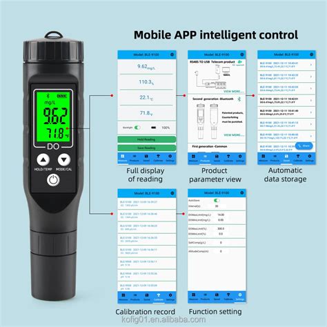 Dissolved Oxygen Meter Rs485 Do Controller Polarography Do Probe Dissolved Oxygen Sensor For