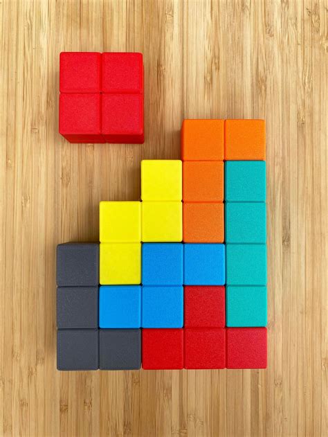 Tetris Wall Decoration Inspired By The Classic Tetris Game Colorful