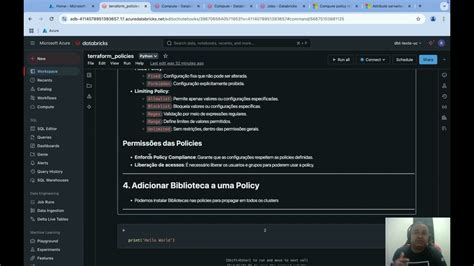 Databricks Compute Policies Melhorando A Governança Do Seu Ambiente
