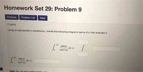 Solved Homework Set 29 Problem 7 Previous Problem List Next