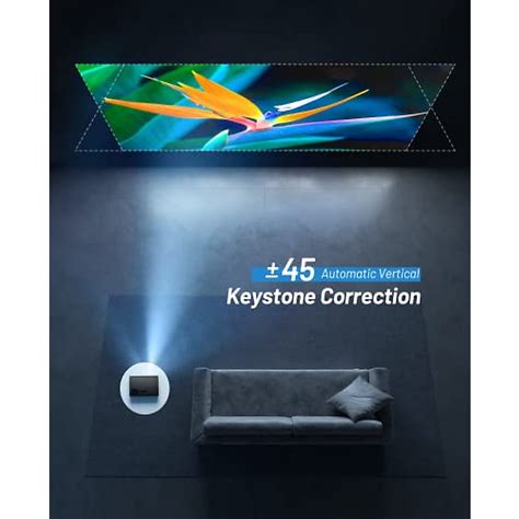 Elephas Mini Projector W Wifi Bluetooth Battery And 1080p