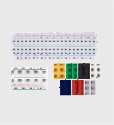 Solderless Pcb Breadboard Syb Mb102 830 800 400 170 Tie Points Circuit Solderless Half Full Size