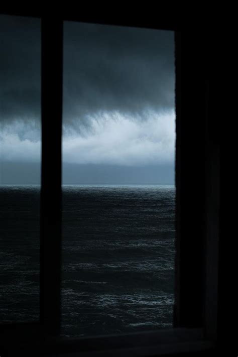 Open Window With Rain