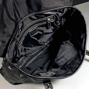 Black Tote Bag Handbag Shoulder Faux Leather Zippered Side