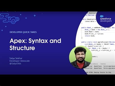 Apex Syntax And Structure Developer Quick Takes YouTube
