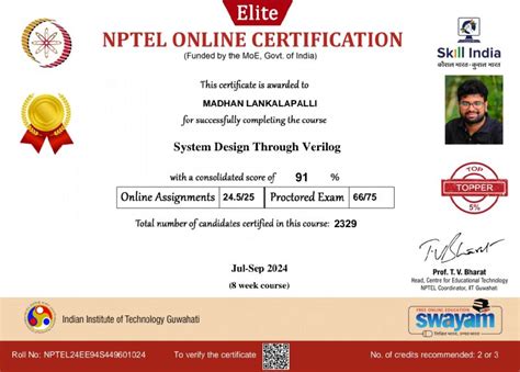 madhan lankalapalli on linkedin nptel systemdesign verilog