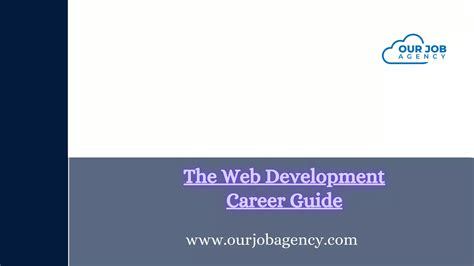 The Web Development Career Guide Pdf Web Development Internet