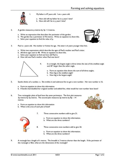 A Worksheet With The Words And Symbols In It
