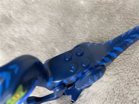 Lego Jurassic World Dark Blue Velociraptor Raptor Minifigure Picclick Uk