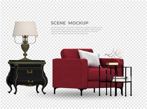 Premium Psd Sofa And Table Mockup Design Premium Psd Sofa And Table Mockup Design