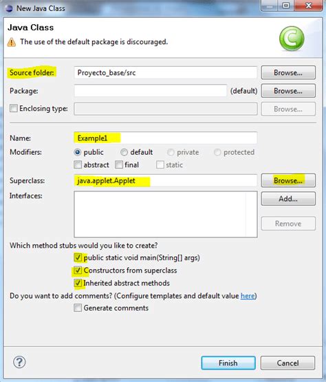 Programación gráfica Añadir un programa a un proyecto Eclipse JAVA PIZiadas gráficas
