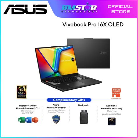 Asus Vivobook Pro X Oled K J Vmx Ws Laptop I Hx G Tb Rtx Oled K W Opi