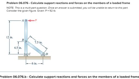 Solved Determine The Force In Member Bd And The Components