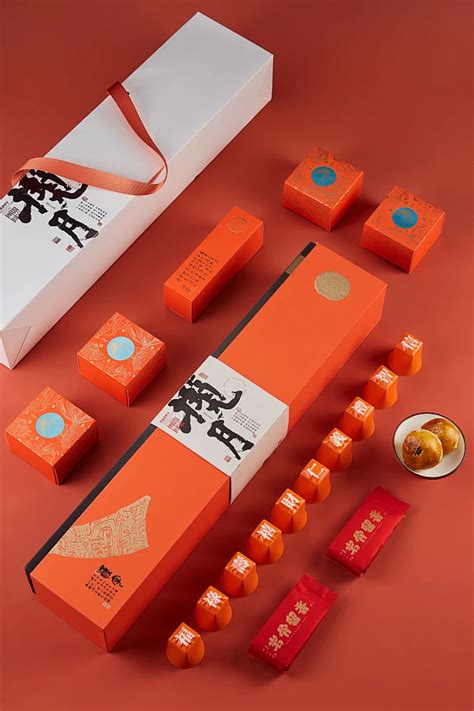 揽月大团圆中秋双层礼盒 古田路9号 品牌创意 版权保护平台 花瓣网