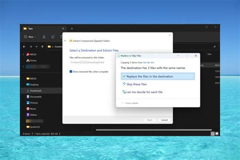 windows 11 is not asking to replace or skip files when copying