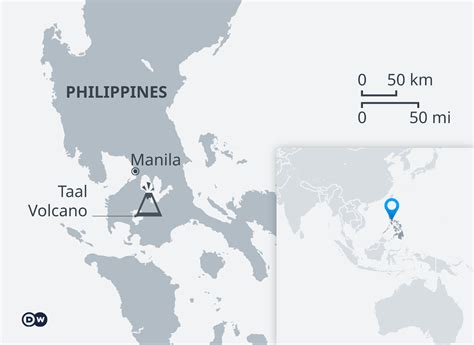 Taal Volcano Map