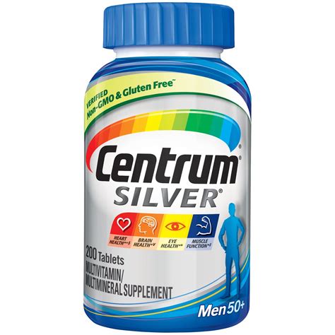 Centrum Silver Multivitamins For Men Over 50 Multivitaminmultimineral