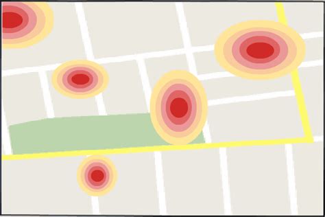heatmap ui patterns for map applications