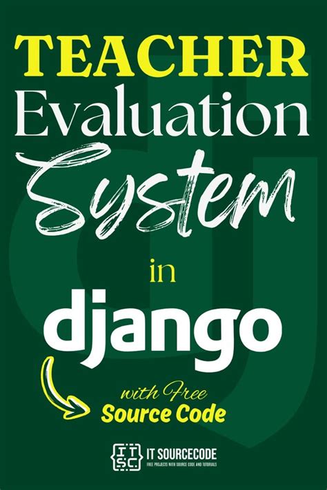 Teacher Evaluation System Project In Django With Source Code Evaluation System Teacher