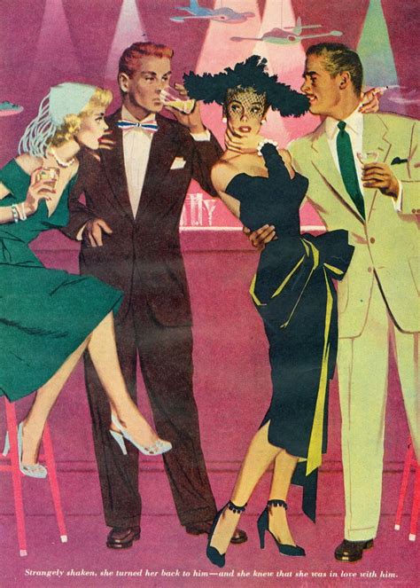 1951 Via File Photo Retro Illustration Vintage Illustration Retro Art