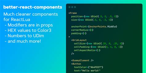Github Idknccbetter React Components Better Robloxs Reactlua