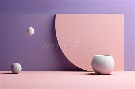3d Illustration Modern Abstract Background For Design Stock