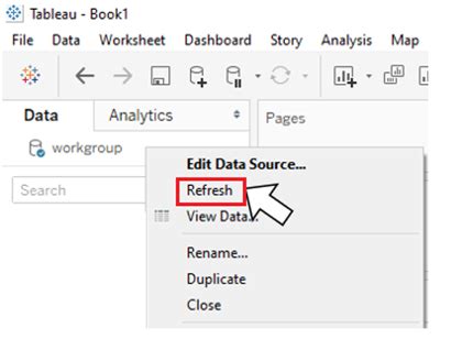 Data Refresh In Tableau Desktop Blogs Perficient