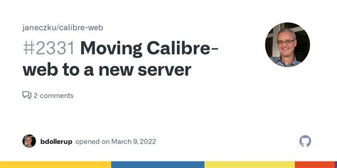 Moving Calibre Web To A New Server · Issue 2331 · Janeczkucalibre Web