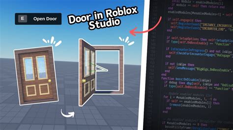 E To Open Door Proximity Prompt Roblox Scripting Tutorial Youtube