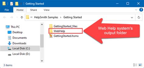 how to publish a web help system
