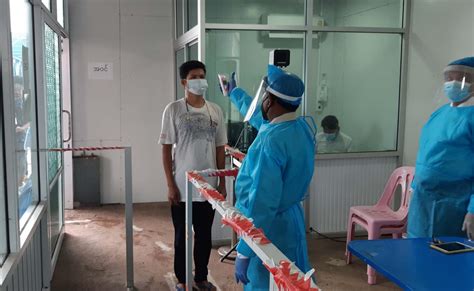 ကော့သောင်းနယ်စပ်ဂိတ်မှ ပြန်လည်ဝင်ရောက်လာသည့် မြန်မာရွှေ့ပြောင်းအလုပ်သမားများအား အသွားအလာ ကန့်သတ