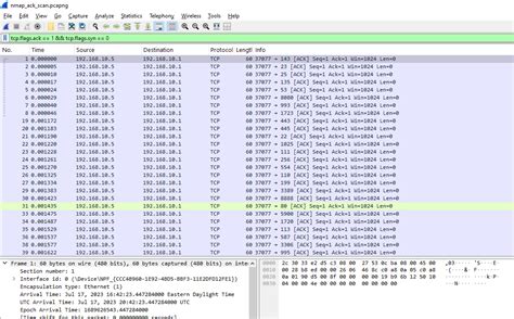 Identifying Nmap Scanning Techniques With Wireshark The Cyber Fort